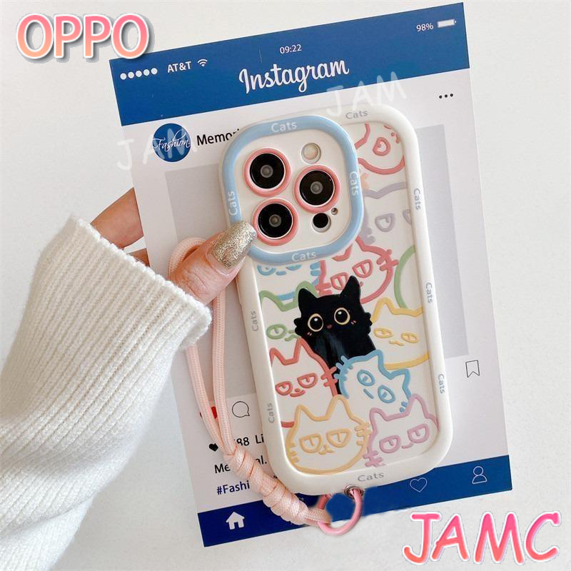 Ốp lưng OPPO mèocon cho Reno A12 A18 A11 A15 A17 A38 A33A35 F19 Realme ...