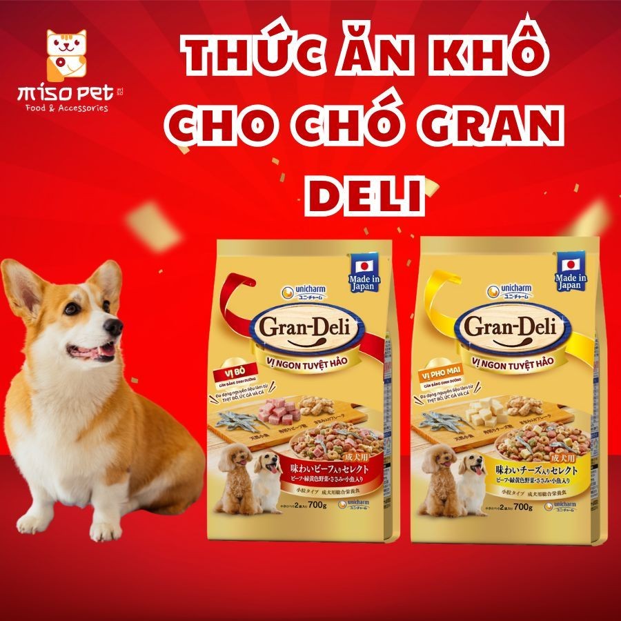 Thức ăn khô cho chó Gran Deli 700g/gói - Miso Pet | Shopee Việt Nam
