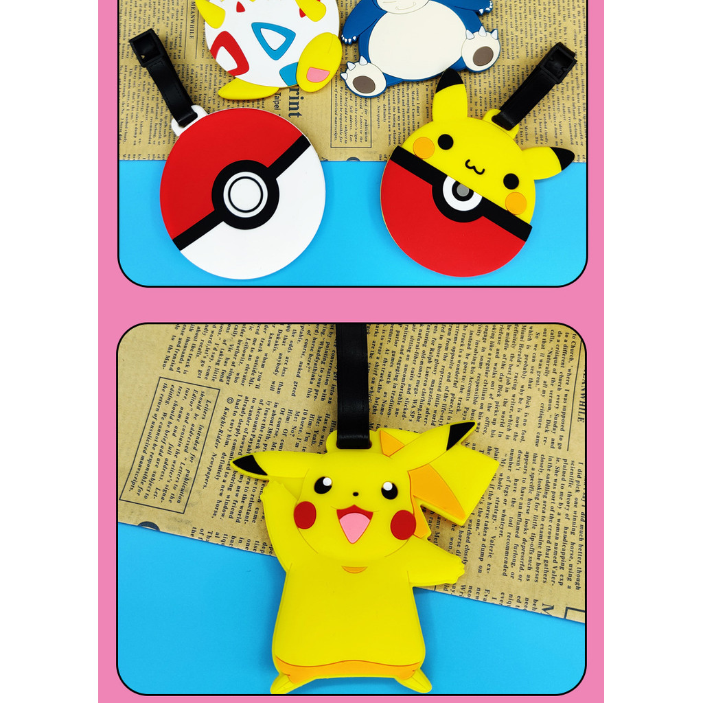 AGGD Phim Hoạt Hình Thẻ Hành Lý Pikachu Jenny Rùa Poke Bóng Có Thể Tiếp ...