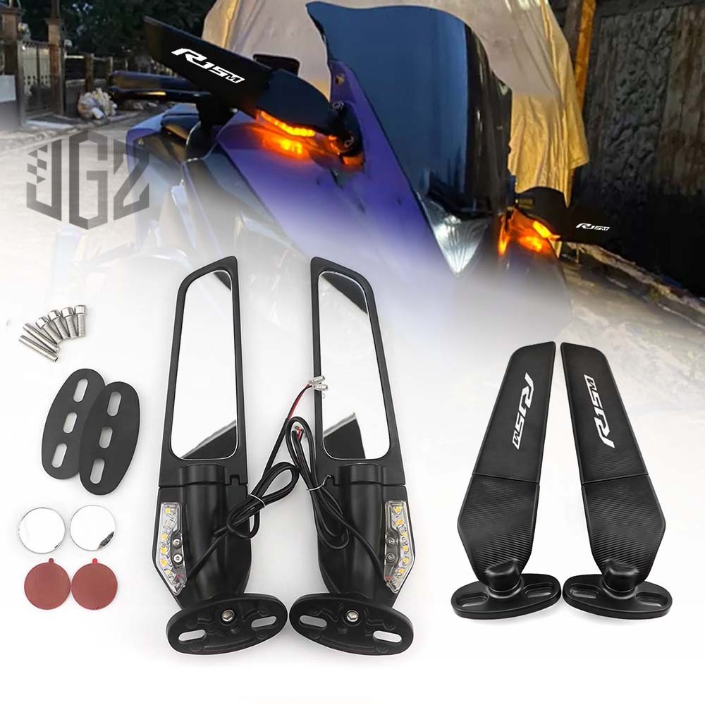 Dành cho YAMAHA R15M R15 v3 v4 Winglet Gương chiếu hậu Cermin Sisi ...