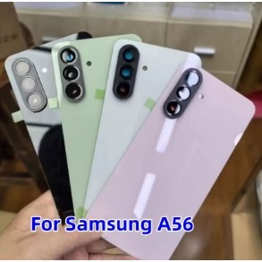 Có Ống Kính + LOGO Cho Samsung A56 Mặt Sau Pin Kính Nắp Cửa Sau Vỏ Thay ...