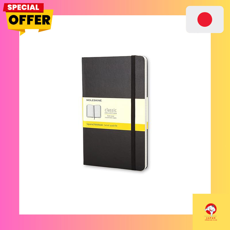 Moleskine Classic Notebook Hard Cover Graph Paper Large Size (13cm x ...
