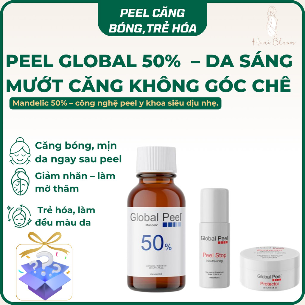 Peel căng bóng, trẻ hóa da Mesotech Global Peel Mandelic 50% | Shopee ...