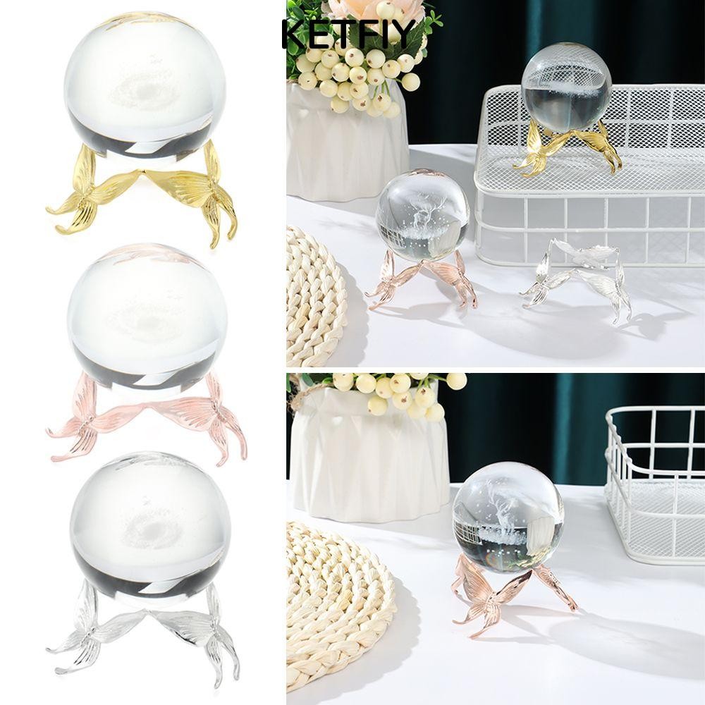KETFIY Crystal Ball Display Stand DIY Metal Craft Gift Sphere Hỗ trợ ...