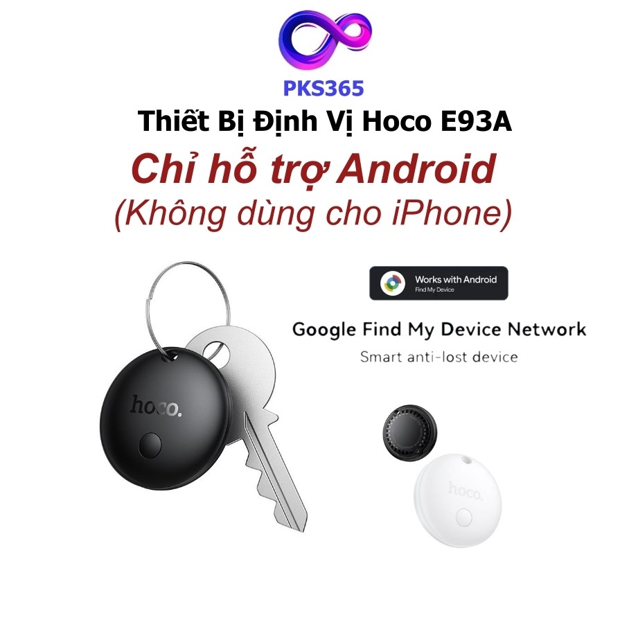 HOCO E93A Định vị thông minh Thiết bị chống mất Hỗ trợ Google Find My ...