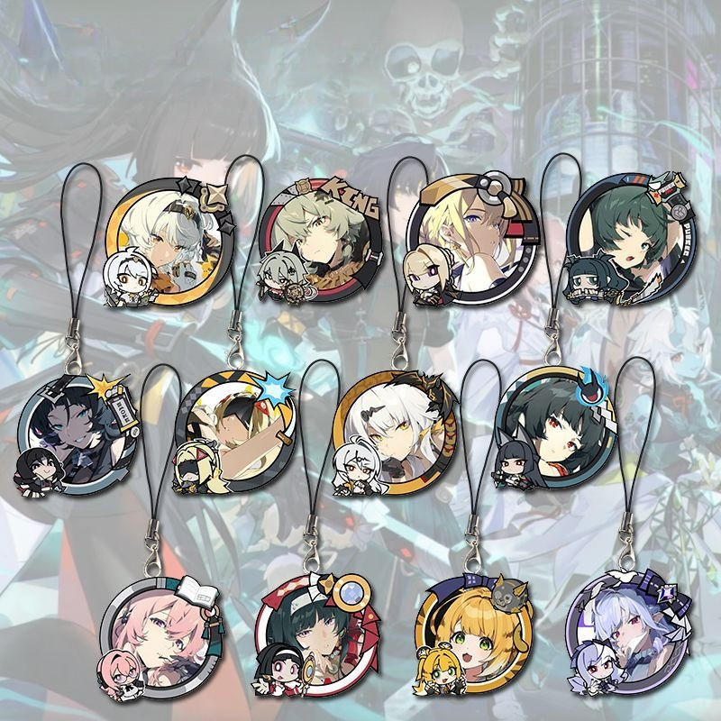 Game Zenless Zone Zero Acrylic Keychain Yixuan Ju Fufu Evelyn Hoshimi ...