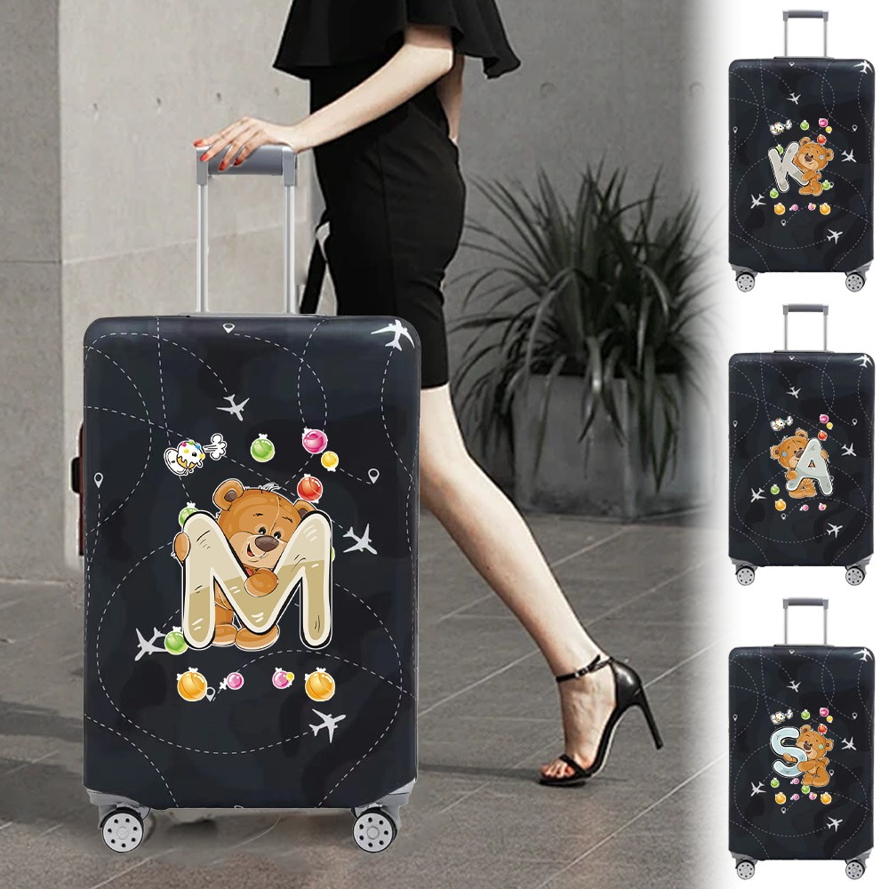 Luggage Cover Stretch Fabric Suitcase Protector Baggage Case for18-32 ...