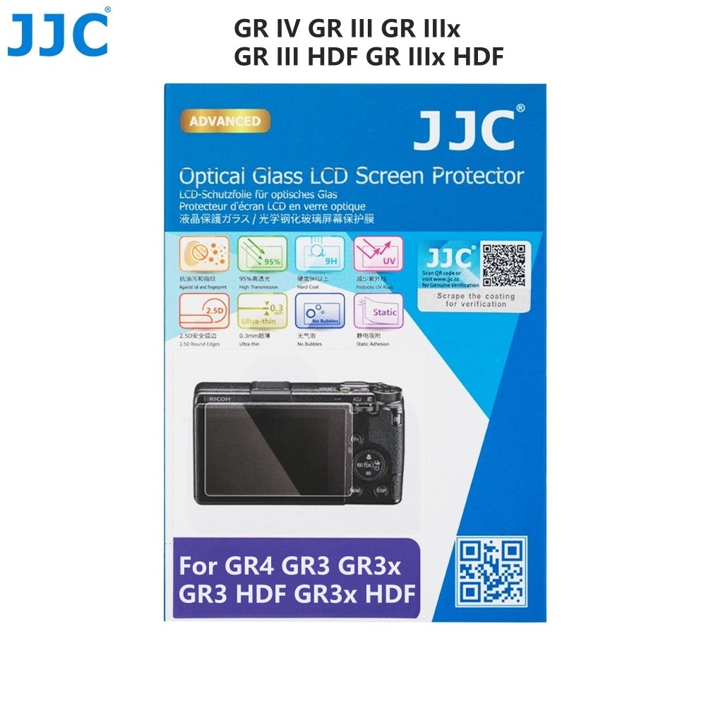 JJC GR IV GR III GR IIIx Kính Cường Lực Bảo Vệ Màn Hình Cho Ricoh GR4 GR3x GR3 GRIIIx GRIII HDF ...