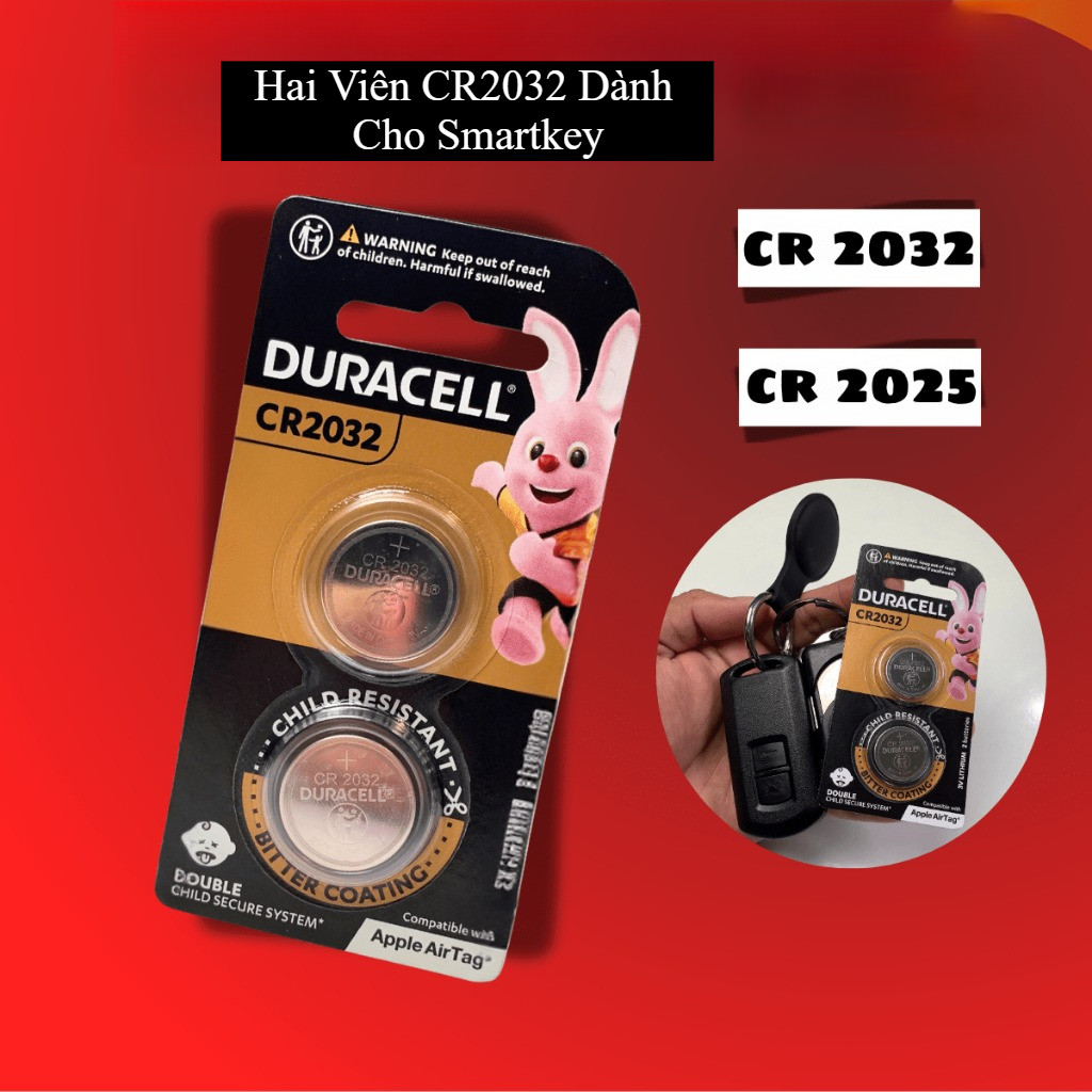 PIN Cr2032 Duracell dung lượng lớn 3V cho Smartkey | Shopee Việt Nam