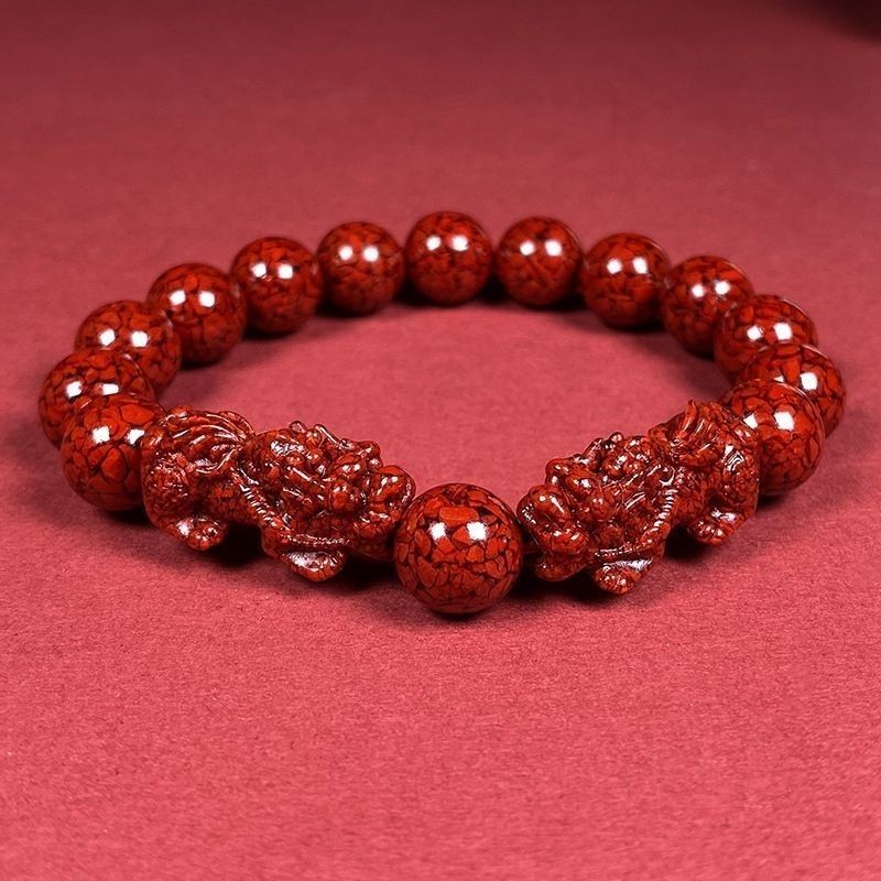 Vòng tay Cinnabar Cát pha lê Đôi Vòng tay Pixi Nam Nữ Vòng tay | Shopee ...