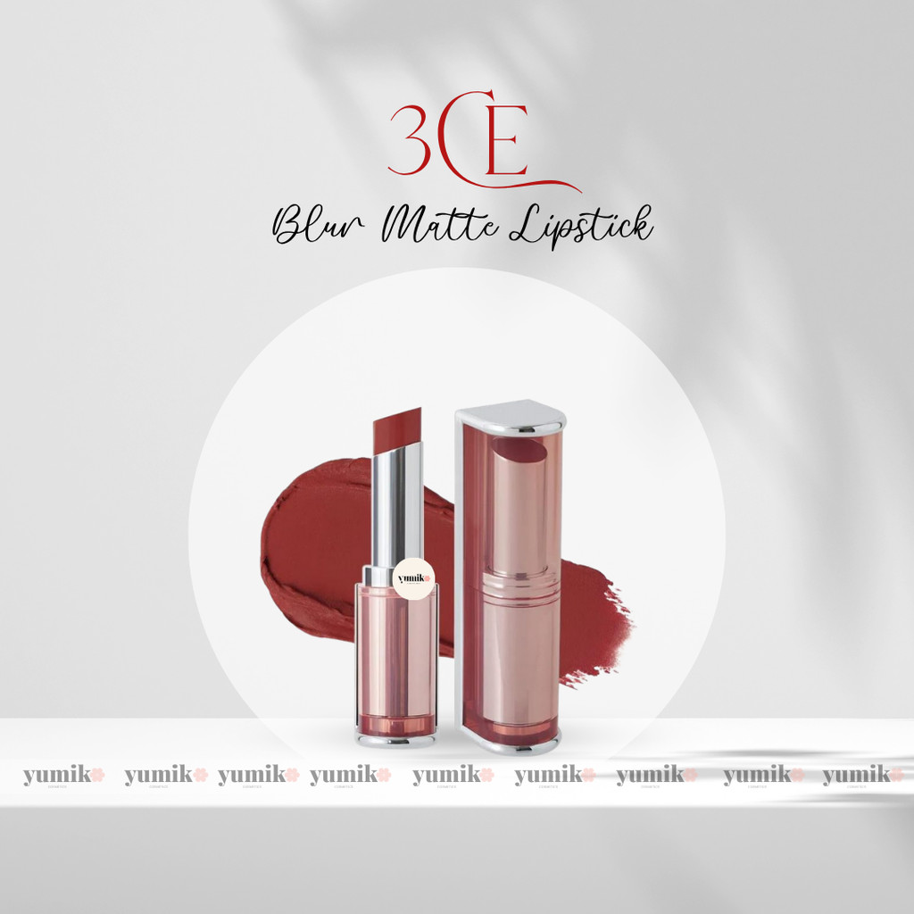 Son thỏi 3CE blur matte lipstick màu đỏ thuần newtro wave | Shopee Việt Nam