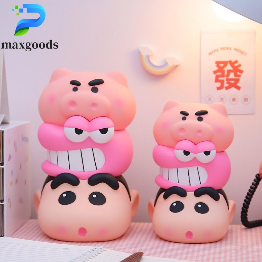 MAXGOODS Crayon Shin-chan Piggy Bank, Mô hình hình xe tăng tiết kiệm ...
