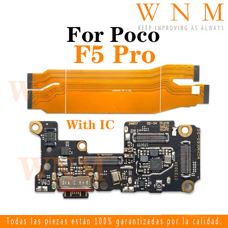 Dành Cho Poco F5 Pro 23013PC75G Bo Mạch Chủ Mainboard flex Board Kết ...