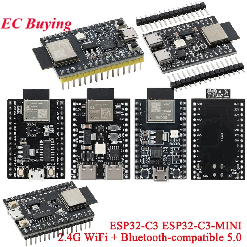 5 Cái / 1 Cái ESP32C3 ESP32-C3-MINI Dual Type-C Ban Phát Triển 2.4G Wi-Fi Wireless WIFI ...