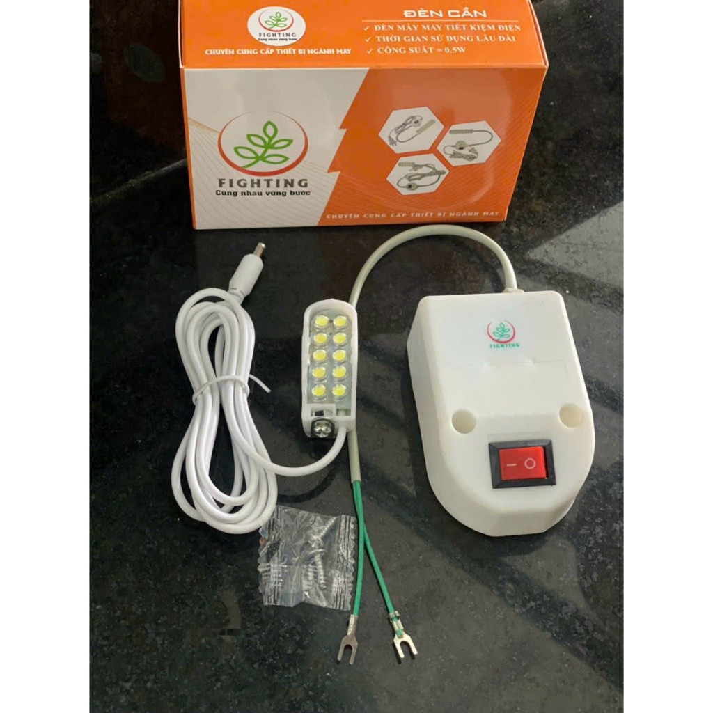 (HCM)Bộ đèn ngón dạng LED 10 bóng dùng cho máy may 1 kim công nghiệp ...