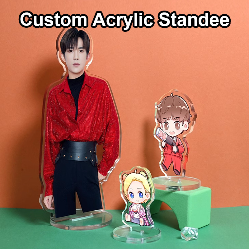 Custom Standee Anime Figure Clear Acrylic Cute Cartoon Model Plate Desk ...
