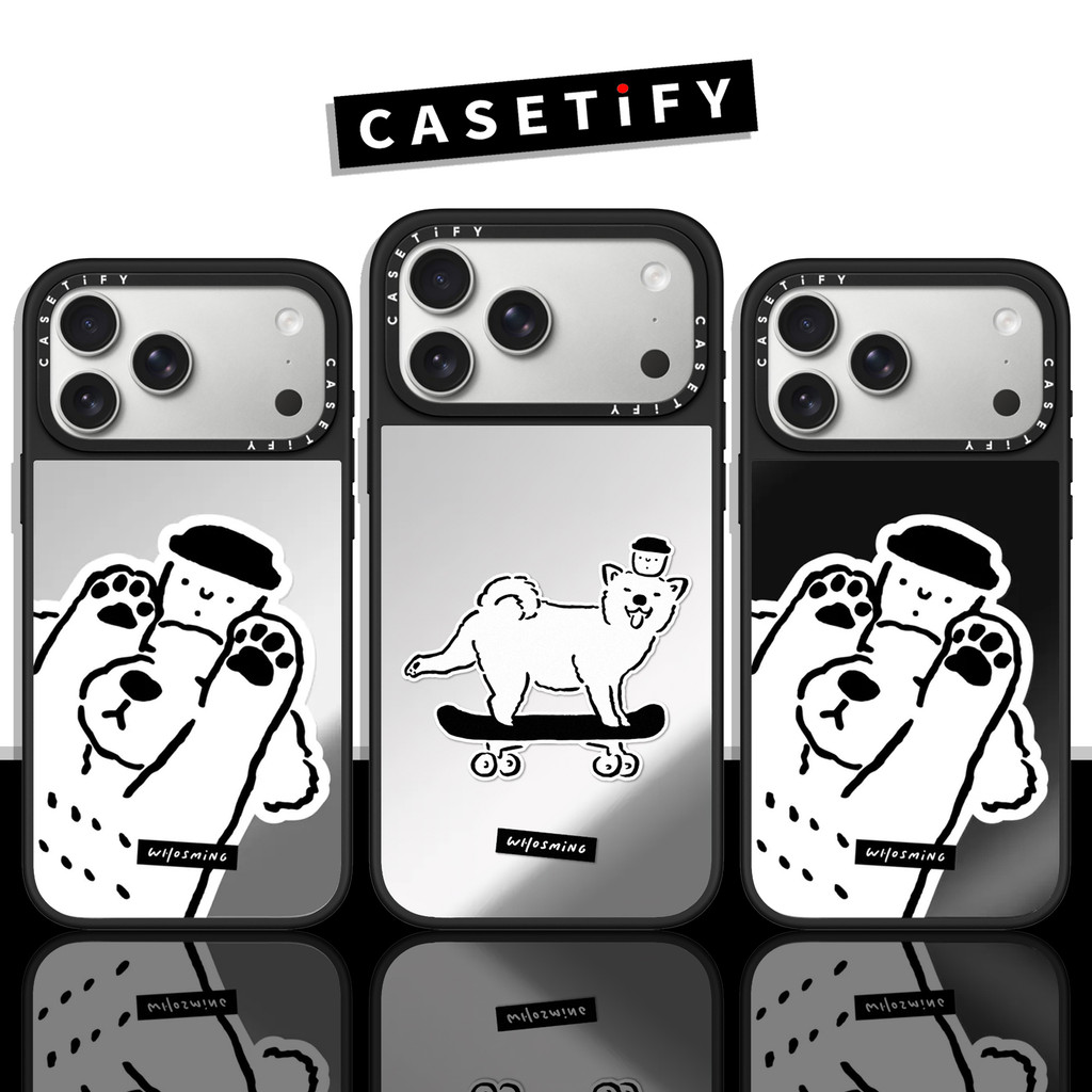 Whosming Coffee Dog Casetify Mirror Phone Casetify Mirror Thích hợp cho ...