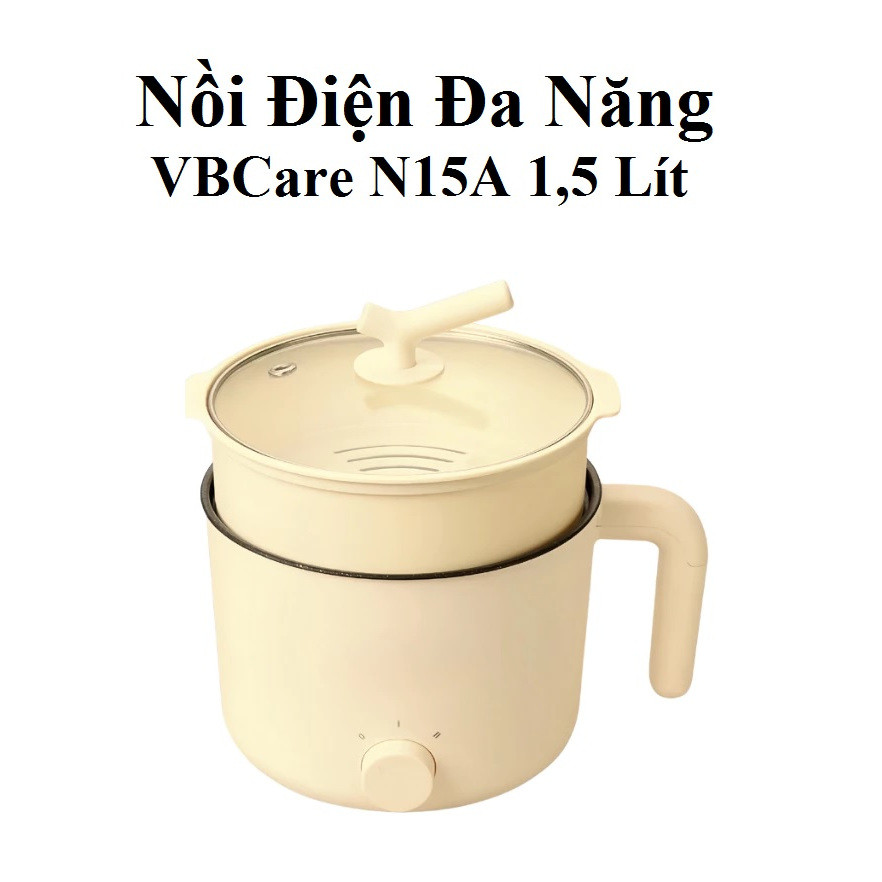 NỒI LẨU ĐIỆN ĐA NĂNG 1.5L GR-N15A 600W - Nồi Lẩu + Hấp,+ Xửng HẤP Điều ...