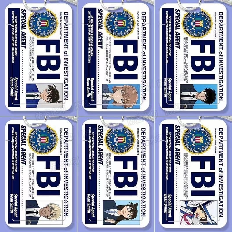 INS Thám Tử Lừng Danh Conan Đựng Thẻ Sinh Viên Khuôn Viên Bữa Ăn CardCover FBI Văn Phòng Truy ...