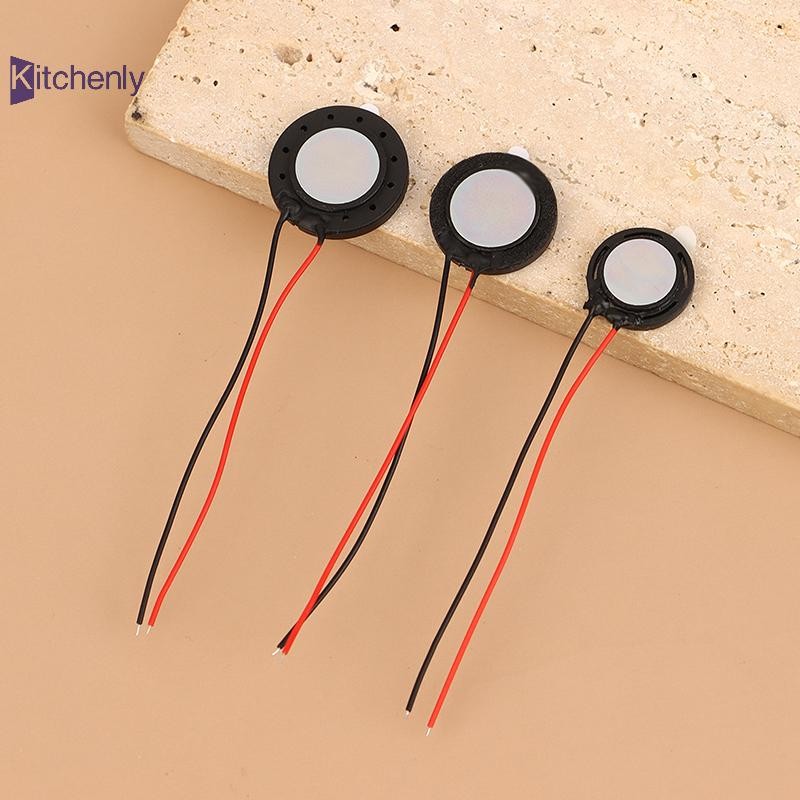Kitchenly 2 Chiếc Tròn 8 Ohm 1W Loa 8ohm 15MM / 18MM / 20MM Loa Loa Máy Tính Bảng Điện Thoại Di ...