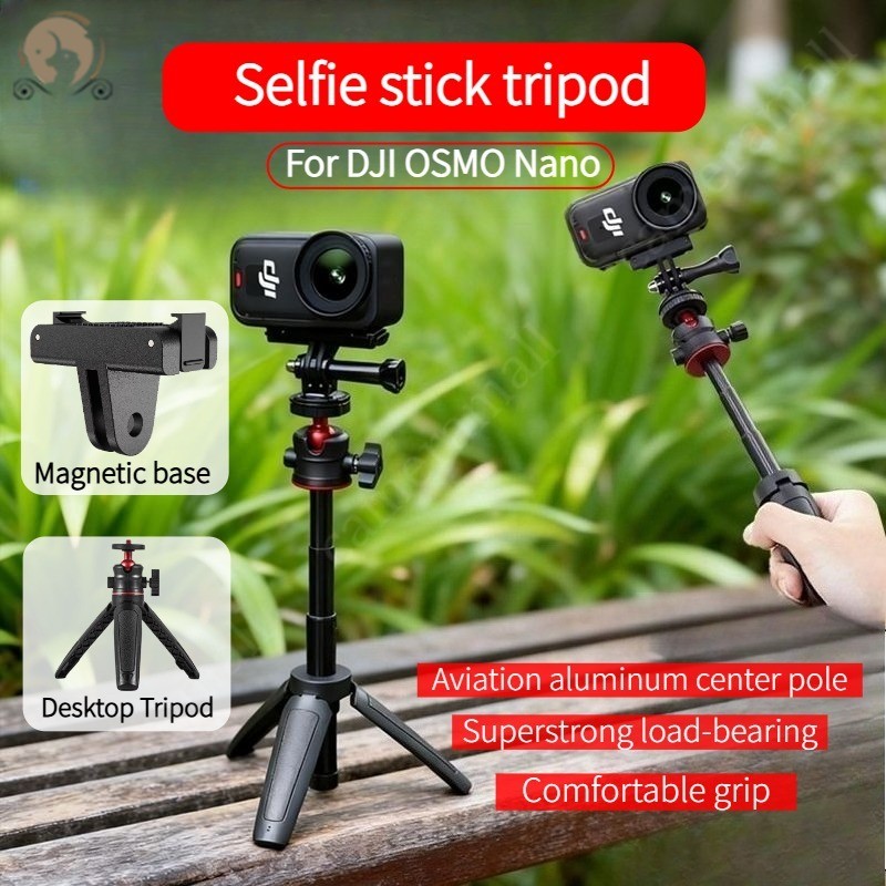 Bộ chân máy tính để bàn có thể mở rộng cho DJI Nano / 360 / Action 5 ...