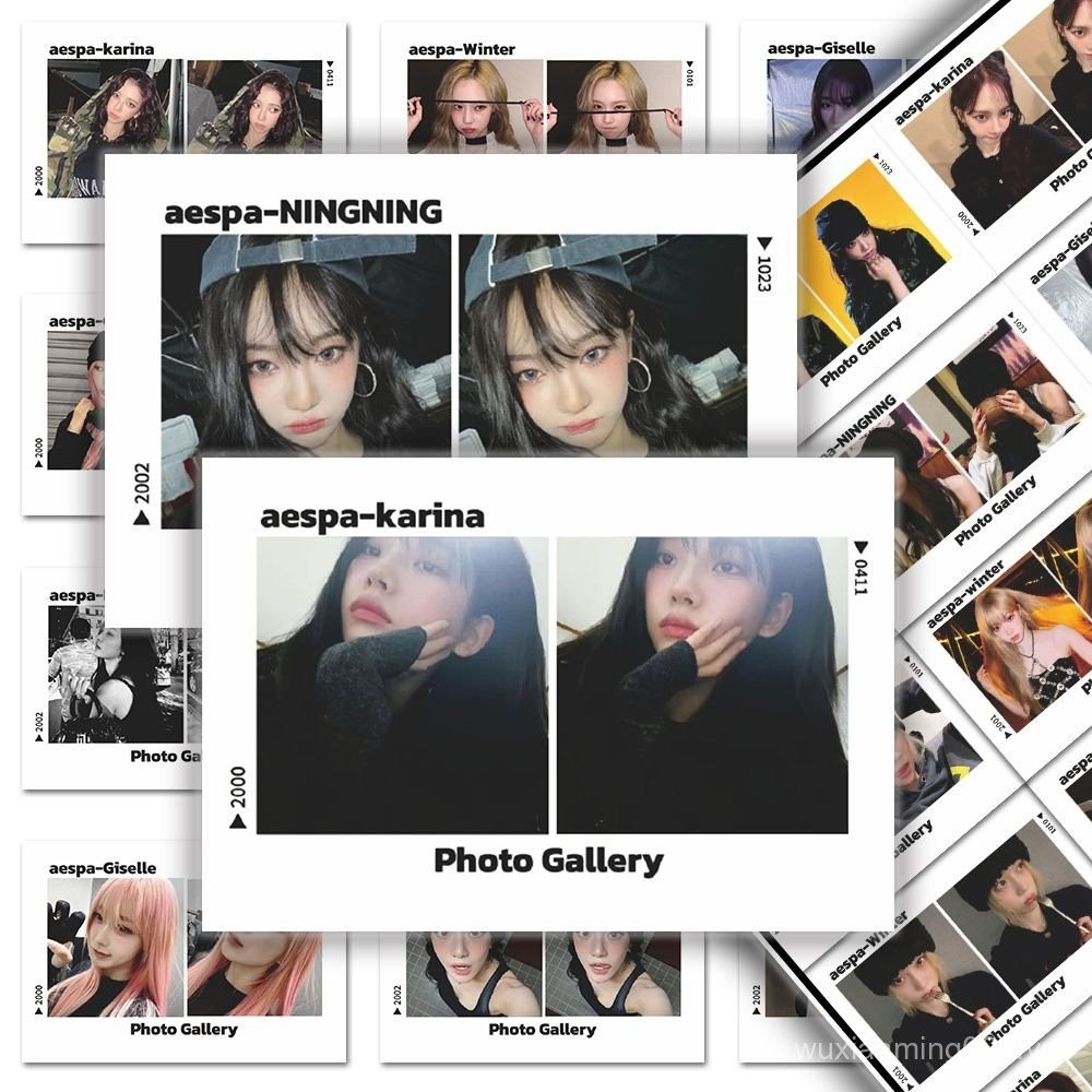 96 Tờ aespa Life Hai Lưới Polaroid Dán Liu Zhimin Ningyi Zhuotian ...