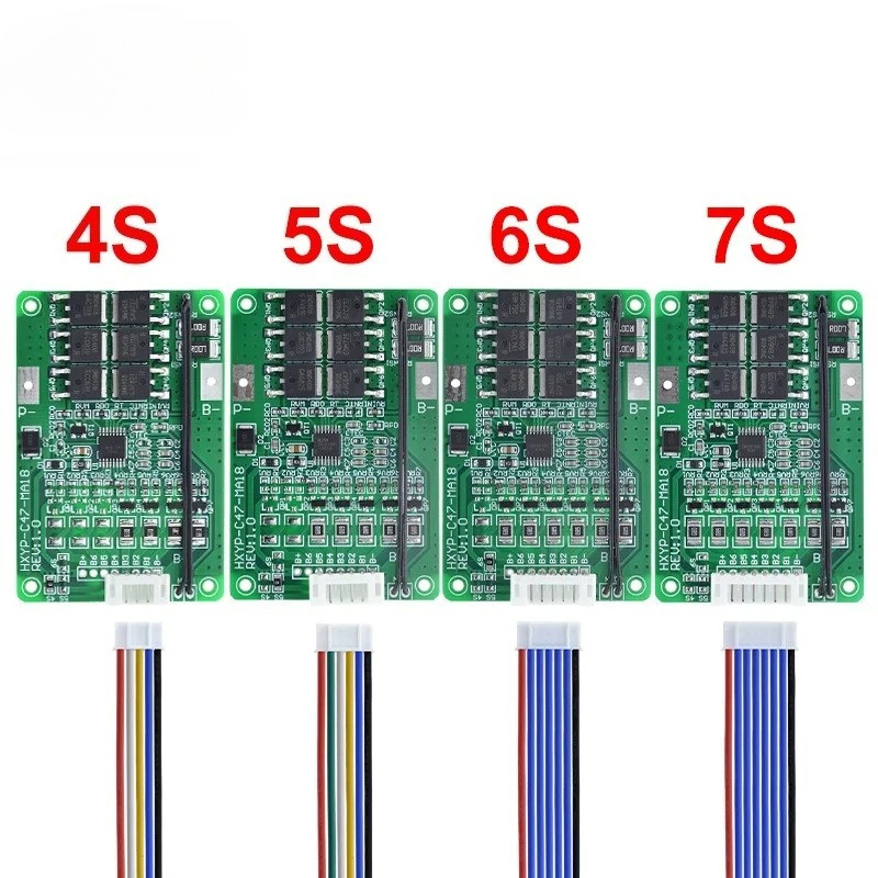 1 / 5 Chiếc 4S / 5S / 6S / 7S BMS 16.8V 21V 20A 18650 Li-ion Lmo ...