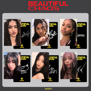 6-124 chiếc KATSEYE BEAUTIFUL CHAOS Album Lomo Cards SIS Soft Is Strong ...