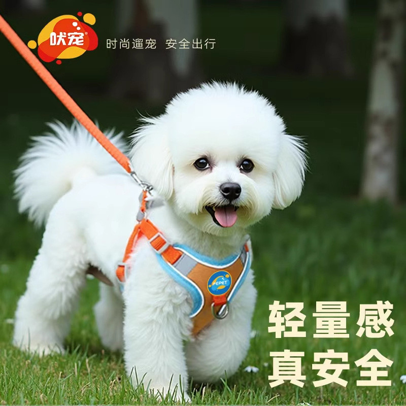 Dây Xích Chó Phản Quang Dây Đeo Ngực Loại Áo Chó Nhỏ Teddy Corgi Bichon ...