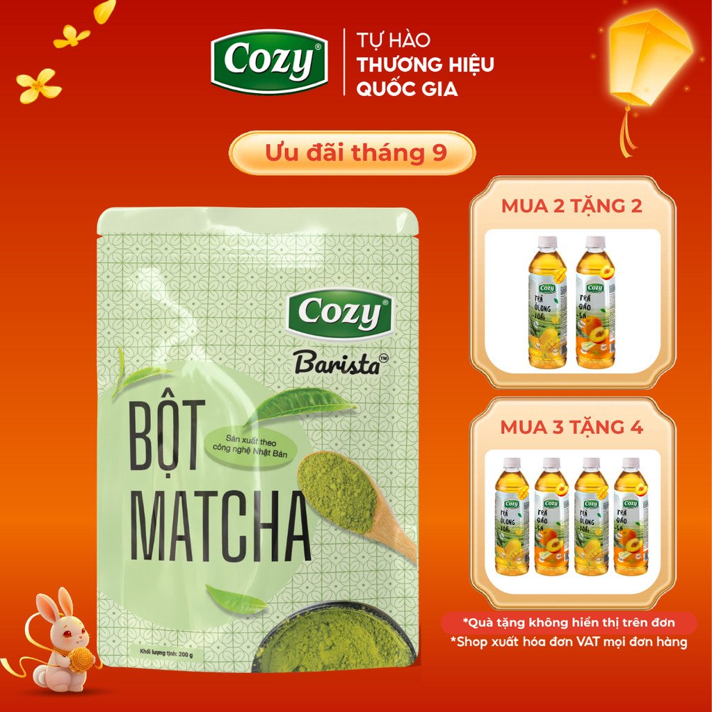 [DEAL ĐỘC QUYỀN] Bột Matcha Cozy Barista, Bột Trà Xanh Pha Matcha Latte ...