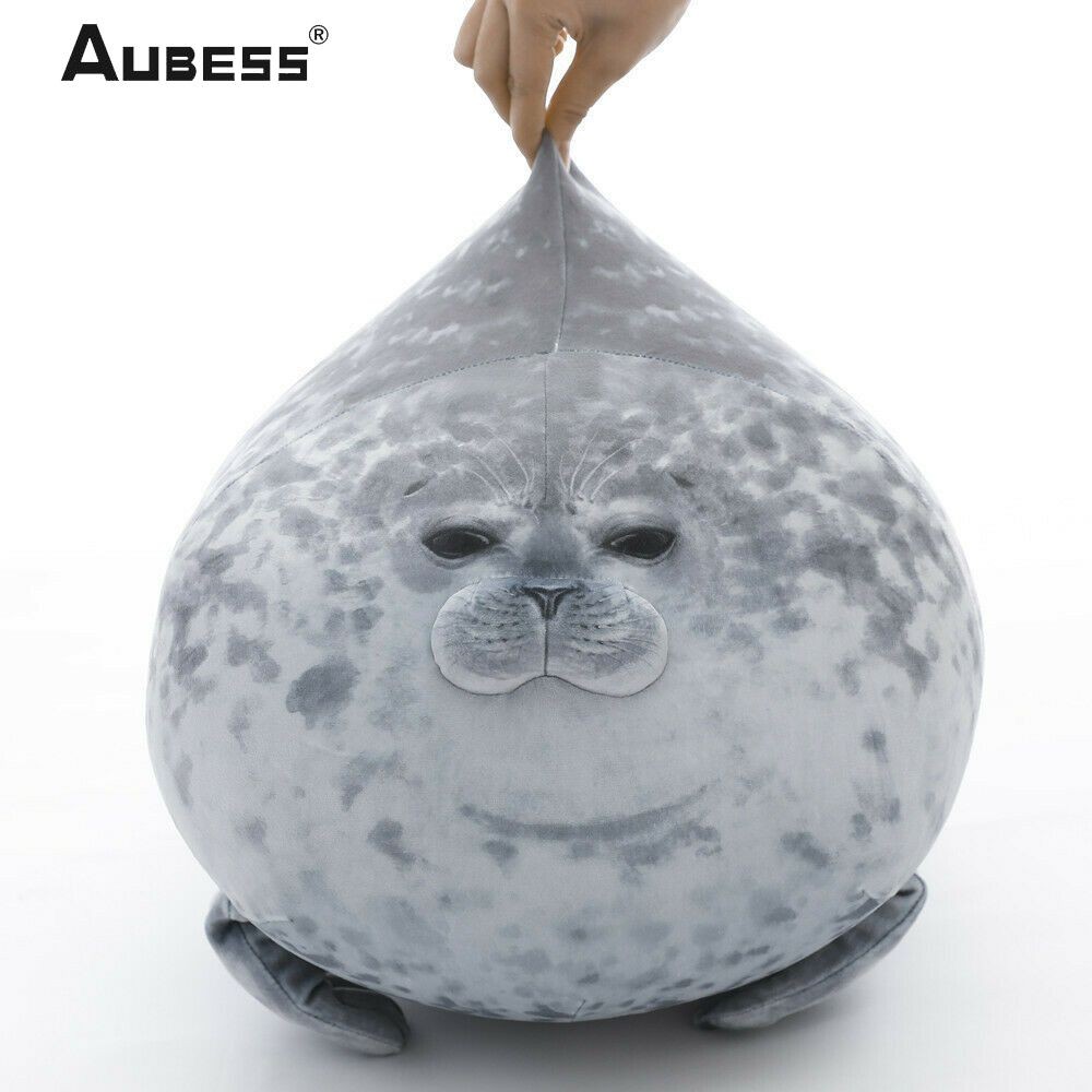 Popular Fat Seal Plush Toy 20/30/40cm Fish Tank Aquarium Doll 【searson ...