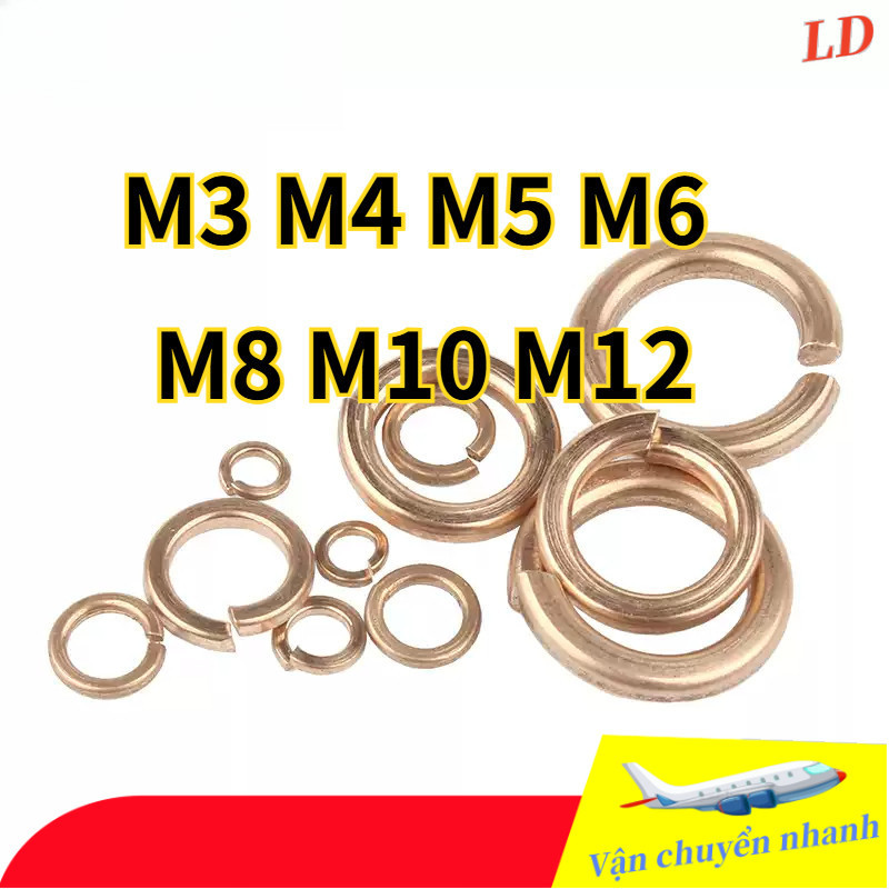 Vòng Đồng Đệm Vênh - Long Đền Vênh M3 / M4 / M5 / M6 / M8 / M10 / M12 ...