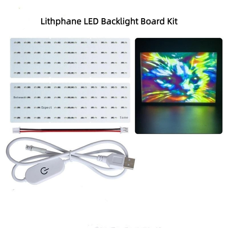 [BCVK] Dành Cho Bambu Lab Lithophane LED Bảng Đèn Nền DIY Lithophane ...