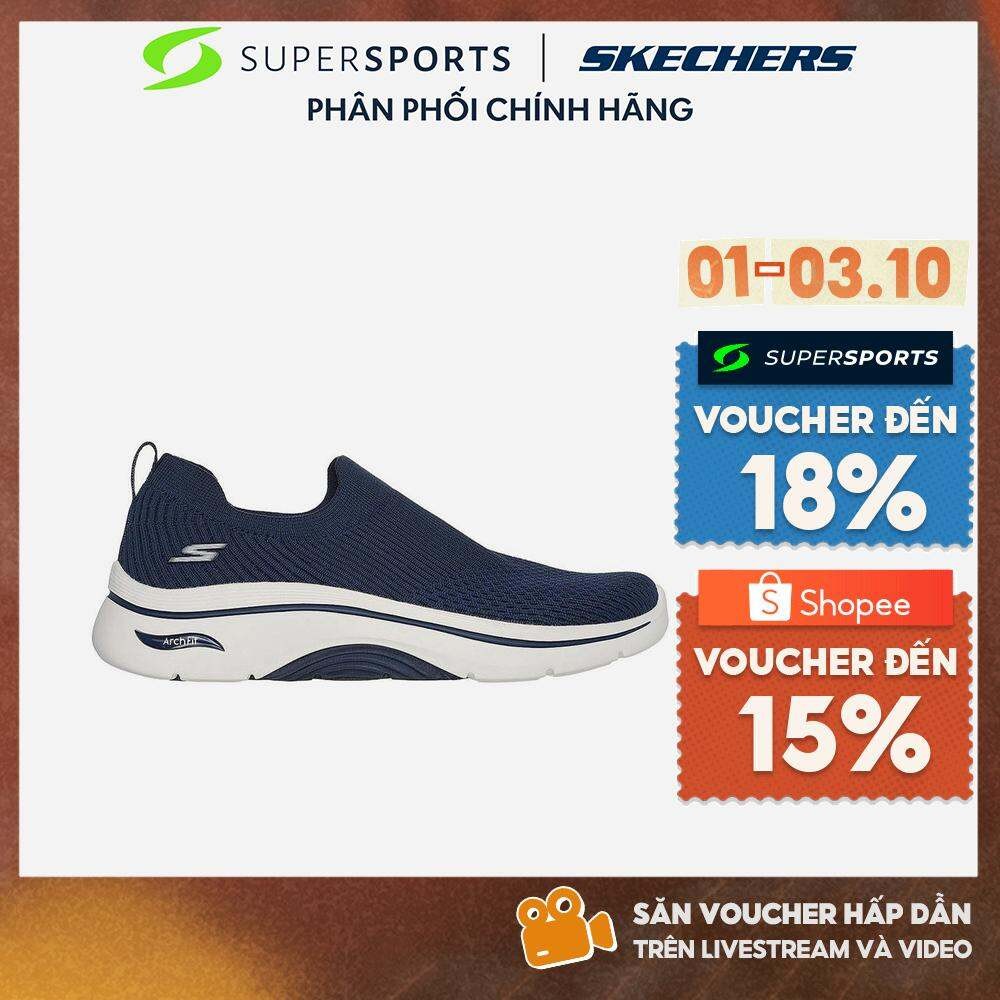 Giày Luyện Tập Nữ Skechers Go Walk Arch Fit 2.0 - Xanh Navy - 125300 ...