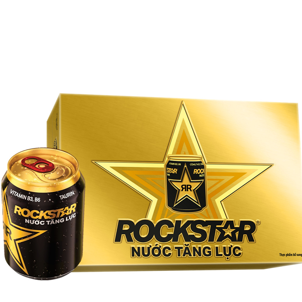 Thùng 24 Lon Nước Tăng Lực Rockstar (250ml/ lon) | Shopee Việt Nam