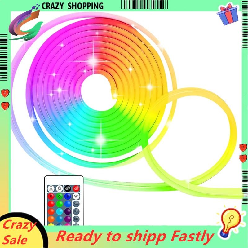 Đèn LED Neon Rope Light Tuya APP Control 5V RGB LED Strip Light ...