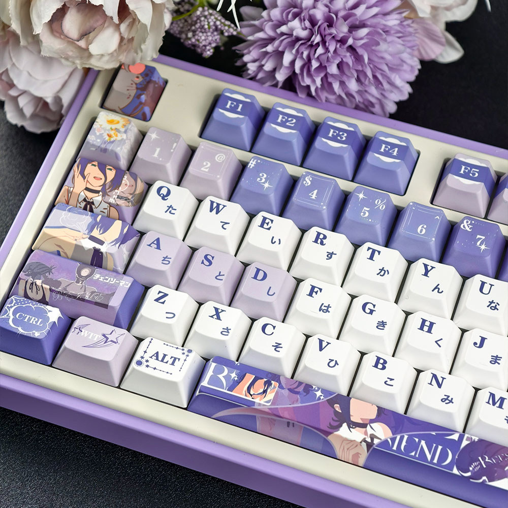 Reze Keycaps130 Phím MOA / Cherry Profile PBT Nhuộm Thăng Hoa Aula F75 ...