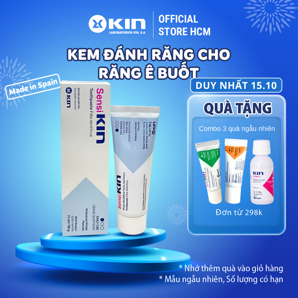 Kem Đánh Răng Sensi Kin Cho Răng Ê Buốt, Nhạy Cảm 75ml | Shopee Việt Nam
