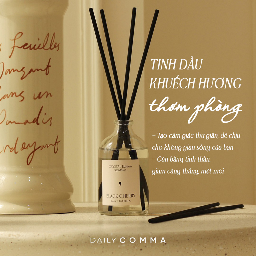 Tinh Dầu Thơm Phòng Daily Comma Crystal Hologram Diffuser hương thơm ...