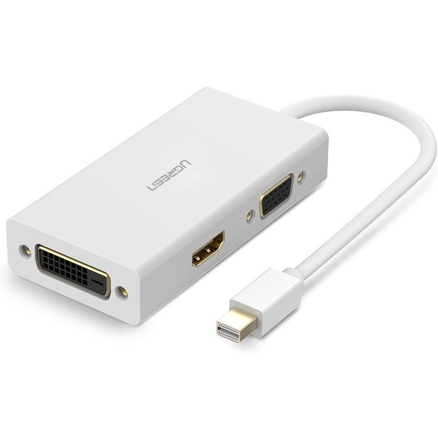 UGREEN Mini DisplayPort to HDMI DVI VGA Adapter 4K Mini DP Converter ...