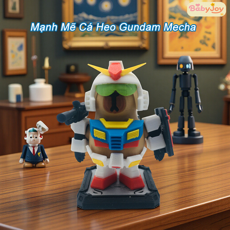 【BabyJoy】Capybara Gundam Mạnh Mẽ Cá Heo Gundam Mecha,Đồ chơi in 3D ...