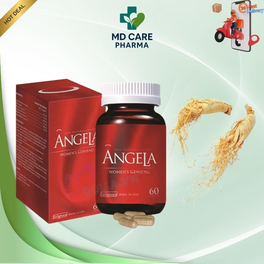 Combo 2 hộp sâm Angela Gold hỗ trợ chăm sóc sức khỏe, sắc đẹp và sinh ...
