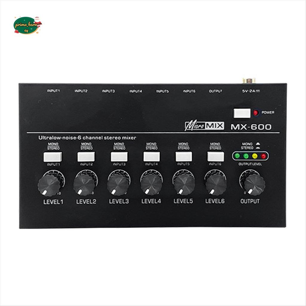 MX600 Ultra Low-Noise 6 Kênh Line Mixer Stereo / Single Track Switch ...