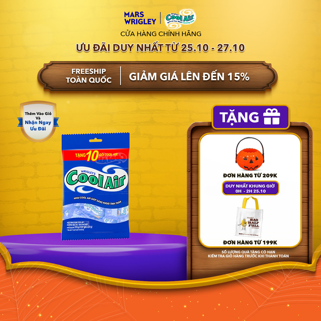 [100 gói tặng 10 gói] Kẹo Cao Su Sing-Gum Cool Air Hương Bạc Hà-Khuynh ...