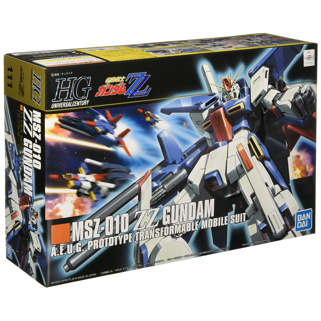 BANDAI SPIRITS HGUC 1/144 ZZ Gundam (Mobile Suit ZZ Gundam) | Shopee ...