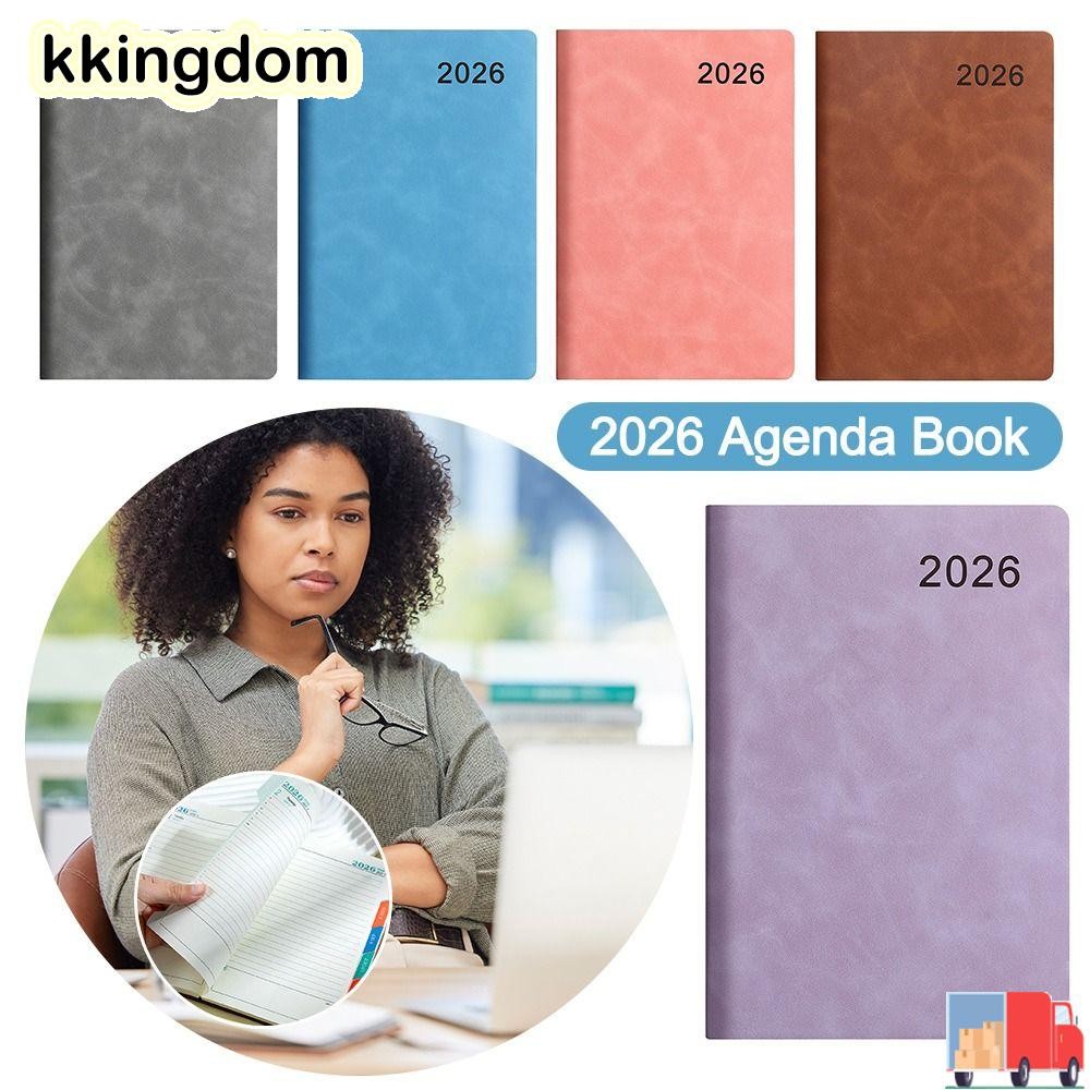 KKINGDOM Daily Planner, Sách Nhật ký da 2026, Quà tặng 365 A5 Size ...