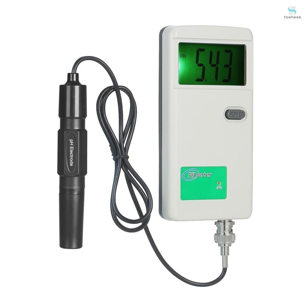 pH Meter High Precision Portable pH Tester Backlight Display Water ...