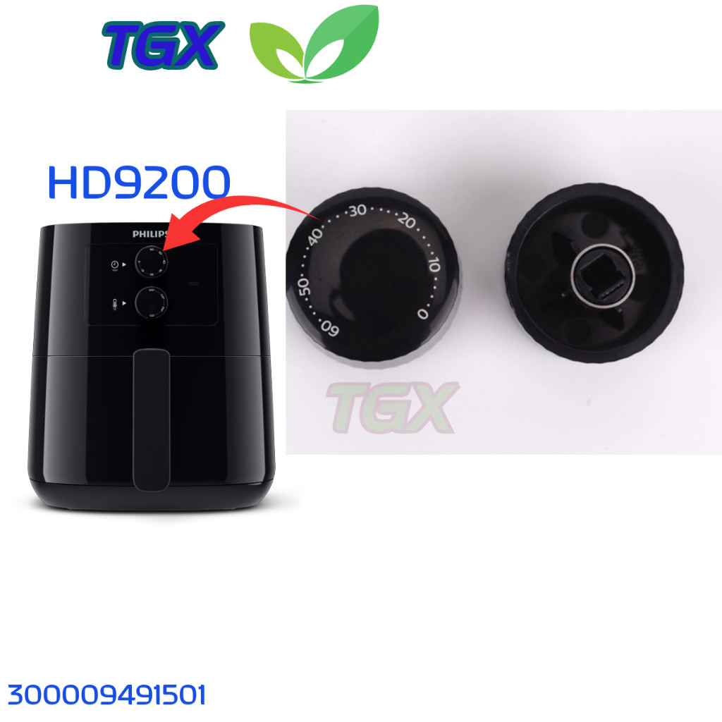 NÚM VẶN THỜI GIAN NỒI CHIÊN KHÔNG DẦU PHILIPS HD9200 – PHIÊN BẢN NÂNG ...