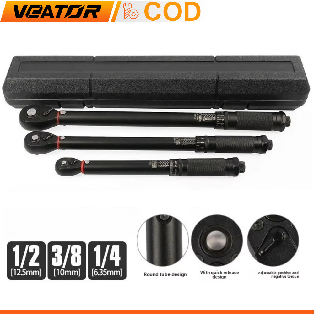 1/4 inch 5-25N. m torque wrench preset bicycle torque key precision ...