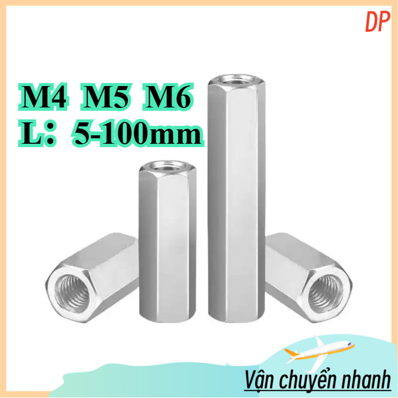 Ống nối ty ren lục giác INOX 304 - Nối ren Ống Nối Ty Ren Lục Giác M4 ...